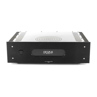 MONDIAL DESIGNS LIMITED ACURUS 200X3 OWNER'S INFORMATION Pdf Download ...