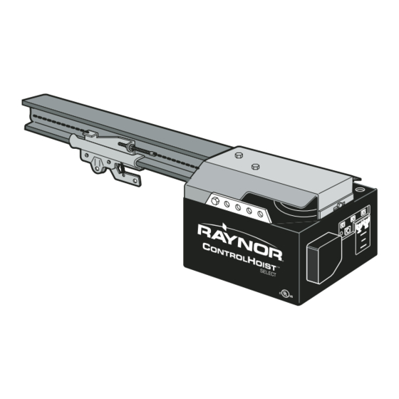 RAYNOR CONTROLHOIST ATS2113X-CX OWNER'S MANUAL Pdf Download | ManualsLib
