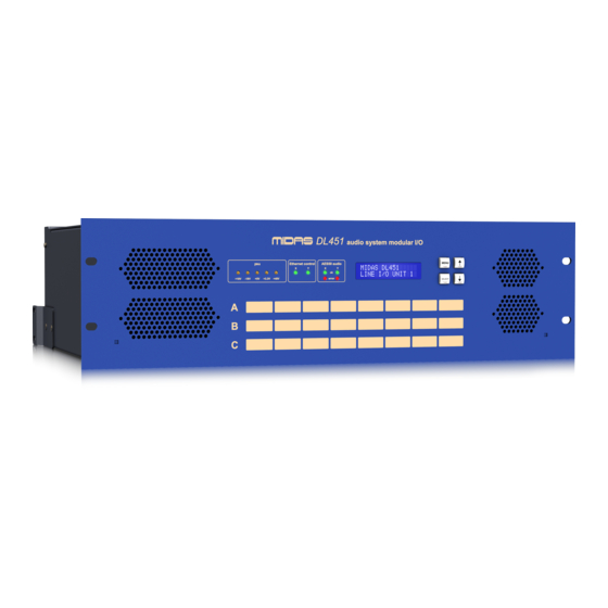 MIDAS XL8 DL451 OPERATOR'S MANUAL Pdf Download | ManualsLib