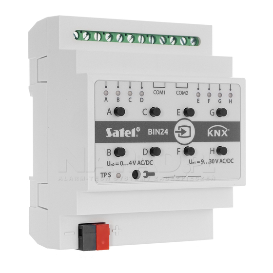 SATEL KNX-BIN24 MANUAL Pdf Download | ManualsLib