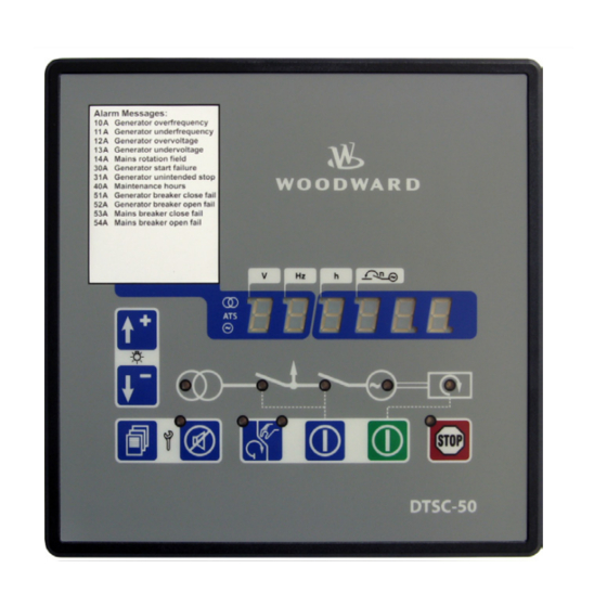 WOODWARD DTSC-50 MANUAL Pdf Download | ManualsLib