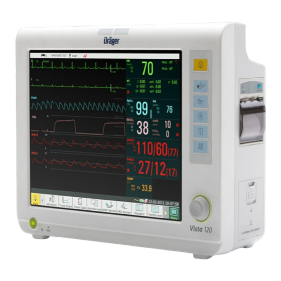 User Manuals: Dräger Vista 120 Monitoring Solution