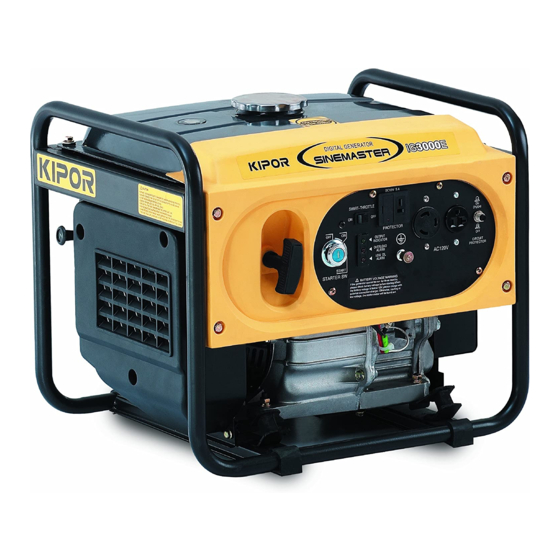 KIPOR IG3000E OPERATION MANUAL Pdf Download | ManualsLib