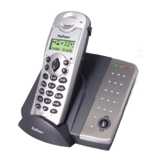 PROFOON PDX-300 DECT SERIES USER MANUAL Pdf Download | ManualsLib