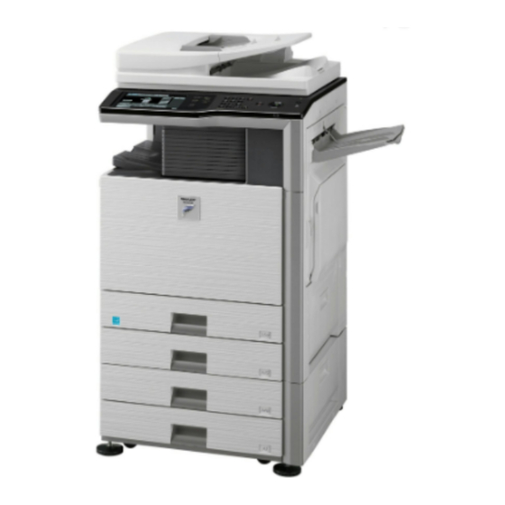 SHARP MX-5000N QUICK START MANUAL Pdf Download | ManualsLib