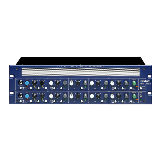 TL AUDIO EQ2 USER MANUAL Pdf Download | ManualsLib
