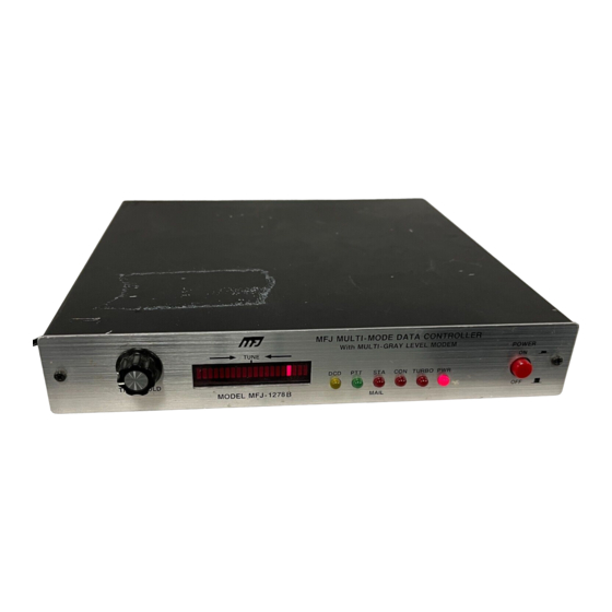 Mfj enterprises MFJ-1278 Manuals | ManualsLib Mfj enterprises MFJ-1278 Manuals | ManualsLib
