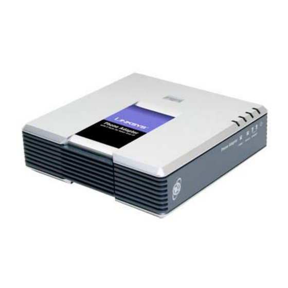 Linksys PAP2 VoIP Phone Adapter User Manual | ManualsLib