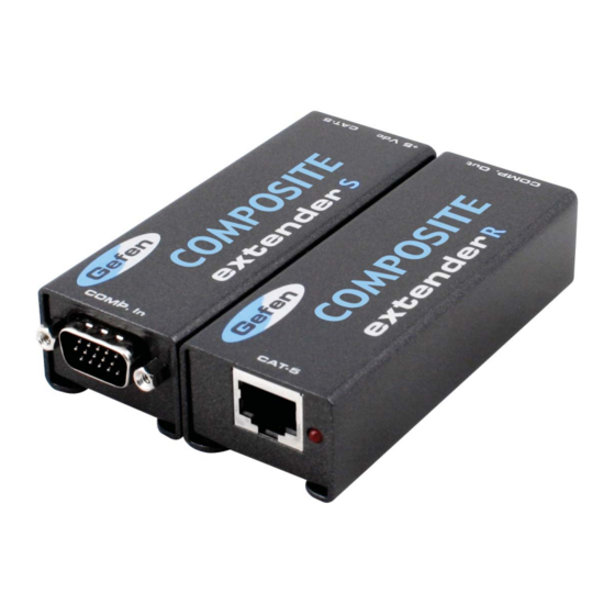GEFEN COMPOSITE EXTENDER USER MANUAL Pdf Download | ManualsLib