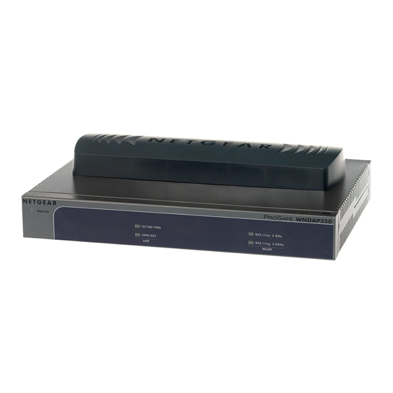 NETGEAR PROSAFE WNDAP350 REFERENCE MANUAL Pdf Download | ManualsLib