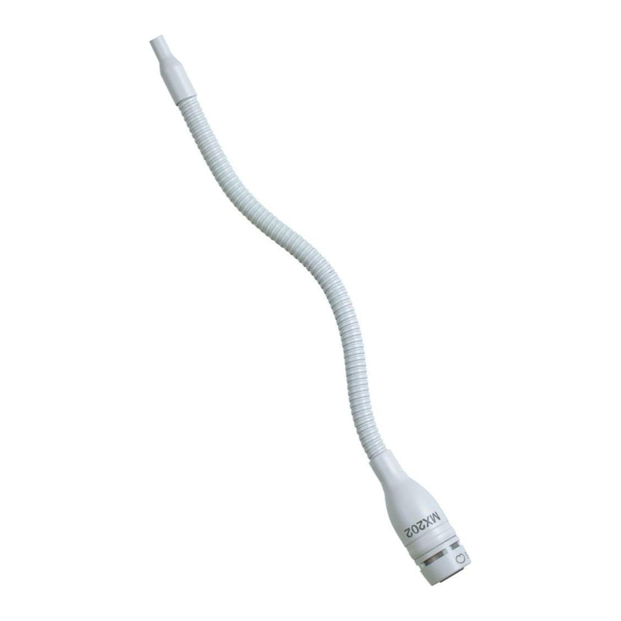 SHURE MICROFLEX MX200 SERIES MANUAL Pdf Download | ManualsLib