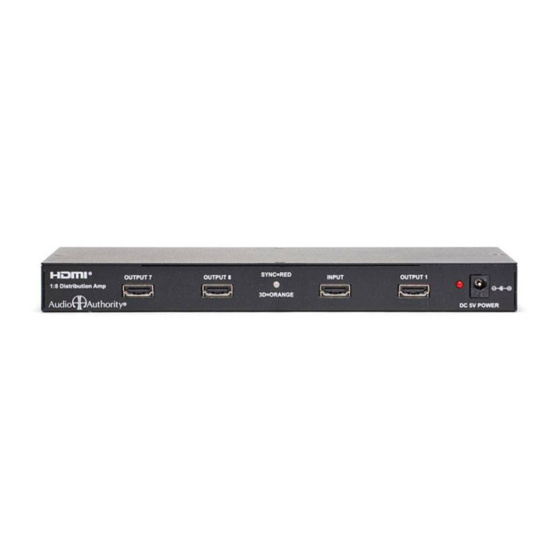 AUDIO AUTHORITY HDMI 1398B USER MANUAL Pdf Download | ManualsLib AUDIO AUTHORITY HDMI 1398B USER MANUAL Pdf Download | ManualsLib