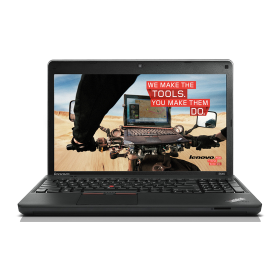 LENOVO THINKPAD EDGE E545 MAINTENANCE MANUAL Pdf Download | ManualsLib