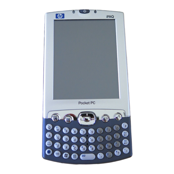 HP IPAQ POCKET PC H4350 SERIES OVERVIEW Pdf Download | ManualsLib