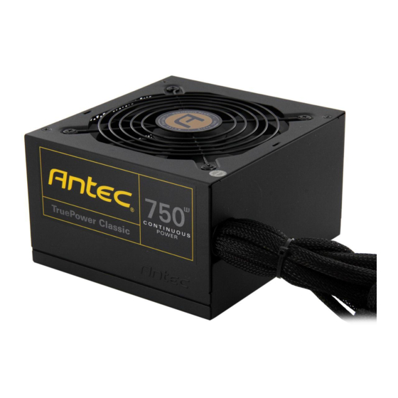 ANTEC TRUEPOWER CLASSIC TP-750C USER MANUAL Pdf Download | ManualsLib