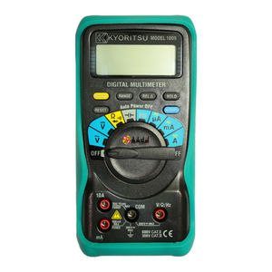 KYORITSU 1009 INSTRUCTION MANUAL Pdf Download | ManualsLib