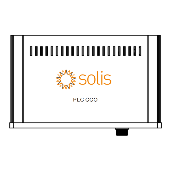 SOLIS S2-PLC-CCO INSTALLATION AND OPERATION MANUAL Pdf Download ...