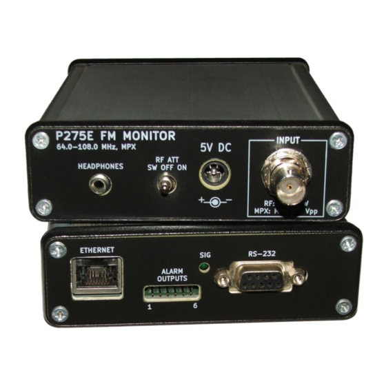 Pira P275E Manuals | ManualsLib