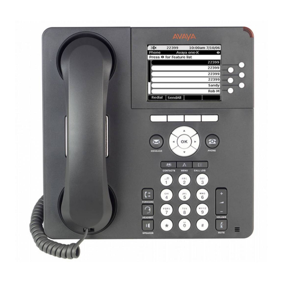 AVAYA 9600 SERIES USER MANUAL Pdf Download | ManualsLib