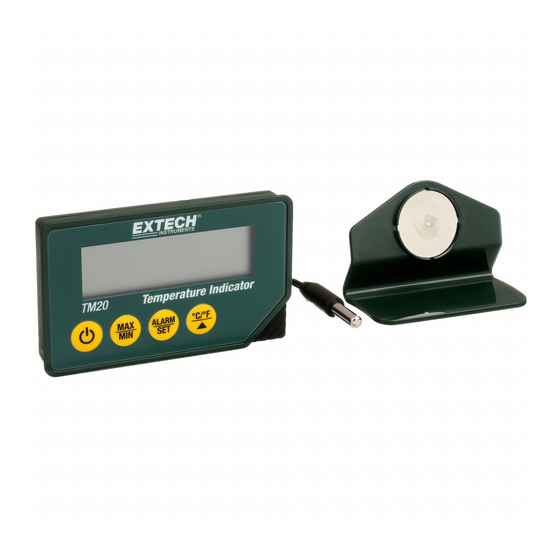 EXTECH INSTRUMENTS TM20 USER MANUAL Pdf Download | ManualsLib
