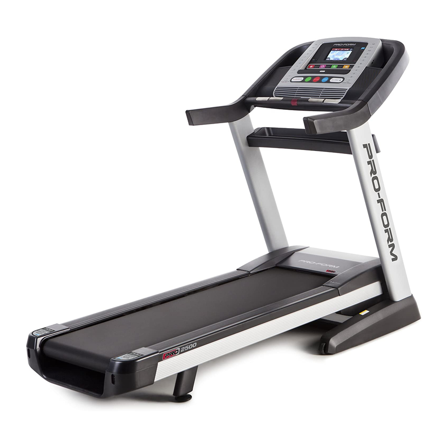 PROFORM PRO 2500 USER MANUAL Pdf Download | ManualsLib