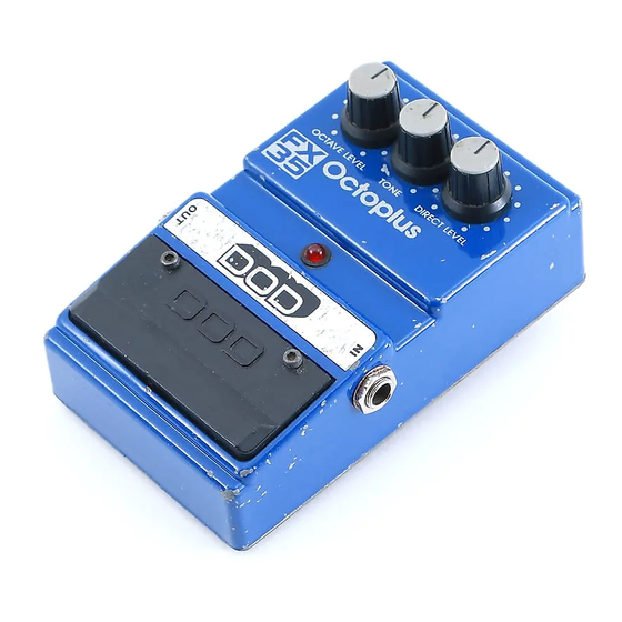 DOD OCTOPLUS FX 35 INSTRUCTION MANUAL Pdf Download | ManualsLib