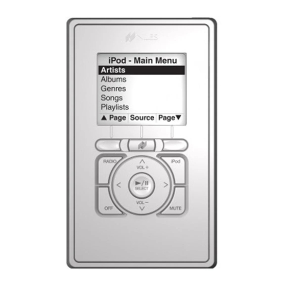 NILES SOLO-6MD USER MANUAL Pdf Download | ManualsLib