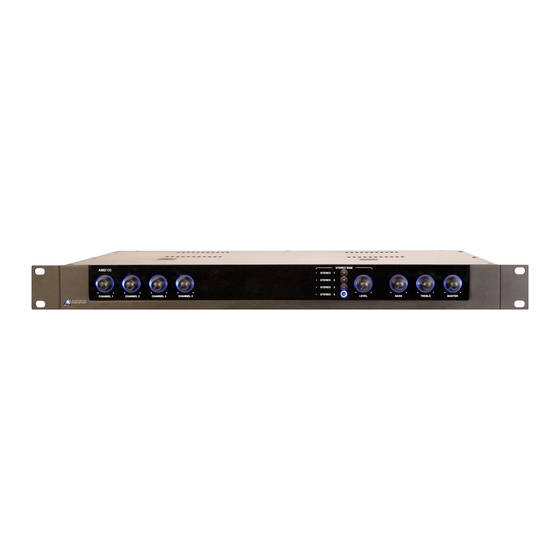 AUSTRALIAN MONITOR AMD100 INSTALLATION AND OPERATION MANUAL Pdf ...