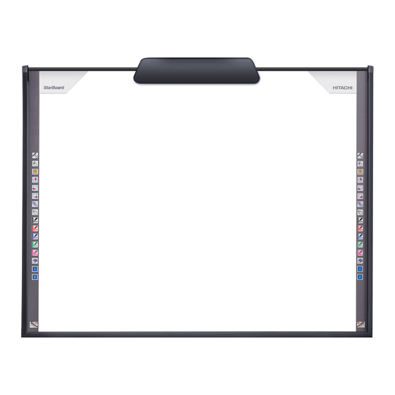 HITACHI STARBOARD FX-TRIO-88W SPECIFICATION Pdf Download | ManualsLib