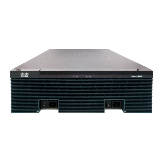CISCO VG350 INSTALLATION MANUAL Pdf Download | ManualsLib