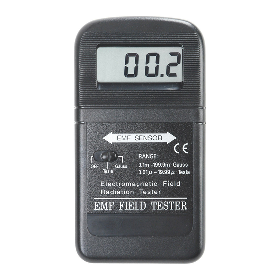 REED EMF-822A INSTRUCTION MANUAL Pdf Download | ManualsLib