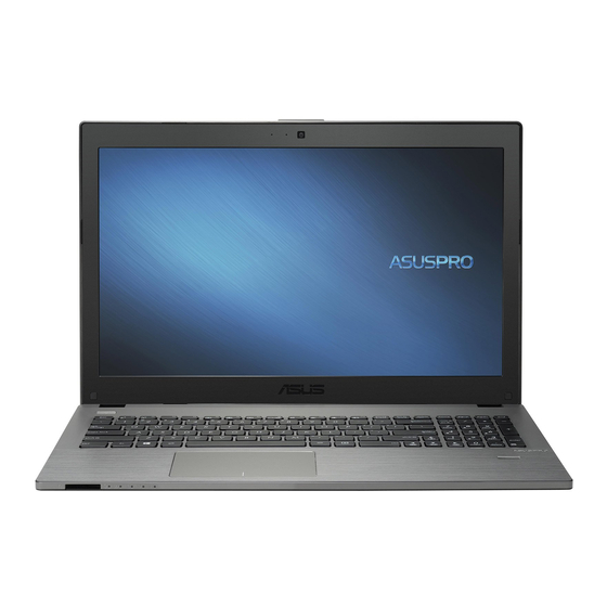 ASUS ASUSPRO P2520SJ E-MANUAL Pdf Download | ManualsLib