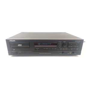 User Manuals: Philips DCC 600 Digital Cassette Player