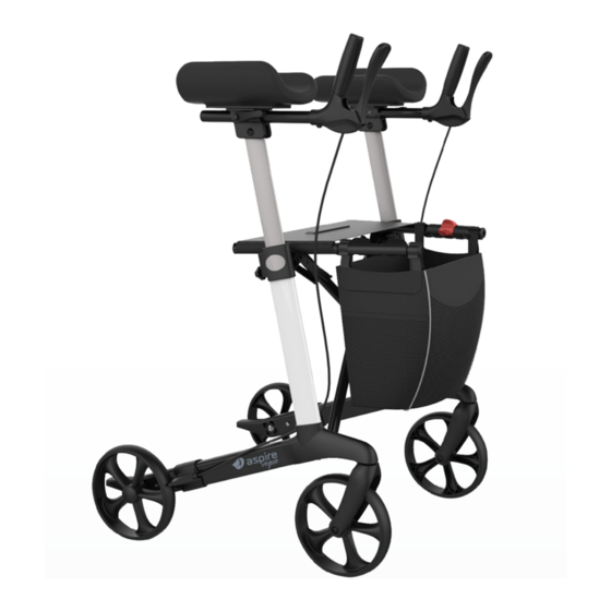 ASPIRE VOGUE LIGHTWEIGHT WALKER USER MANUAL Pdf Download | ManualsLib
