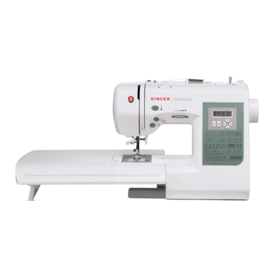 SINGER FASHIONISTA S800 FEATURES Pdf Download | ManualsLib