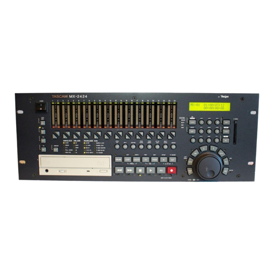 TASCAM MX-2424 OPERATIONAL TUTORIAL Pdf Download | ManualsLib