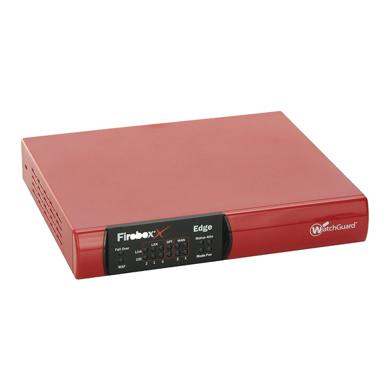 WATCHGUARD FIREBOX X55E QUICK START MANUAL Pdf Download | ManualsLib