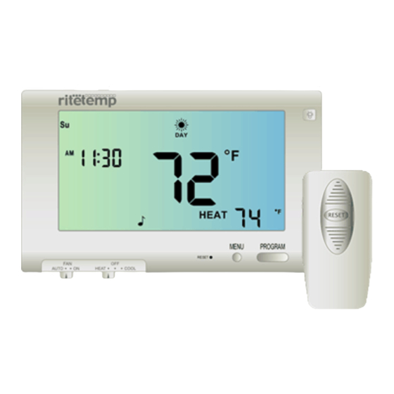 RITETEMP 8082 OPERATION MANUAL Pdf Download | ManualsLib