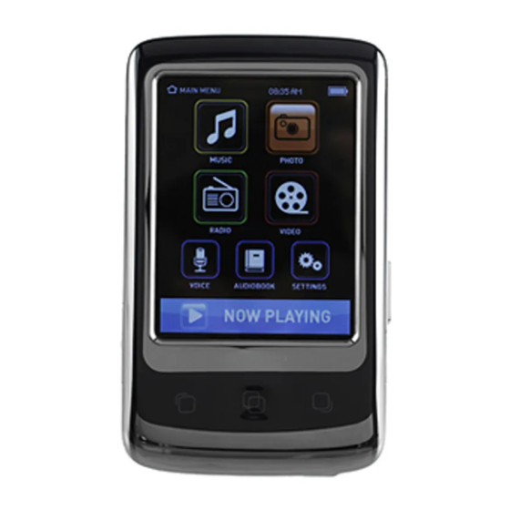 MEMOREX TOUCHMP USER MANUAL Pdf Download | ManualsLib