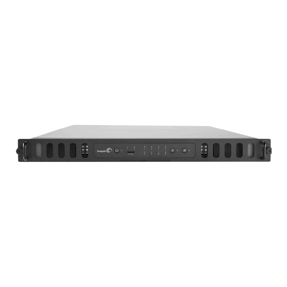 SEAGATE 8-BAY RACKMOUNT NAS QUICK START MANUAL Pdf Download | ManualsLib