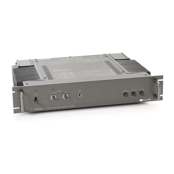 TECHNICS SE-9060 (X) SERVICE MANUAL Pdf Download | ManualsLib