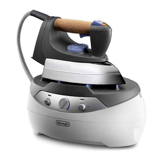 DELONGHI IRONING SYSTEM WITH PRESSURIZED BOILER INSTRUCTIONS FOR USE ...