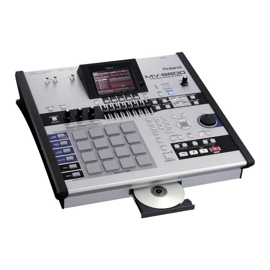 ROLAND MV-8800 USER MANUAL Pdf Download | ManualsLib