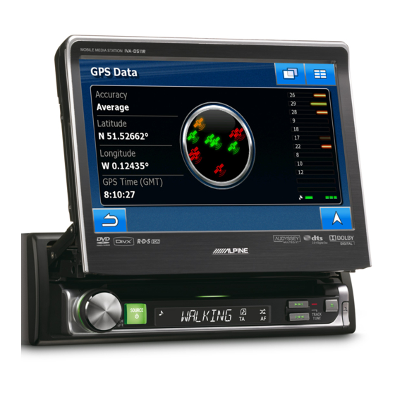 ALPINE IVA-D511E OWNER'S MANUAL Pdf Download | ManualsLib