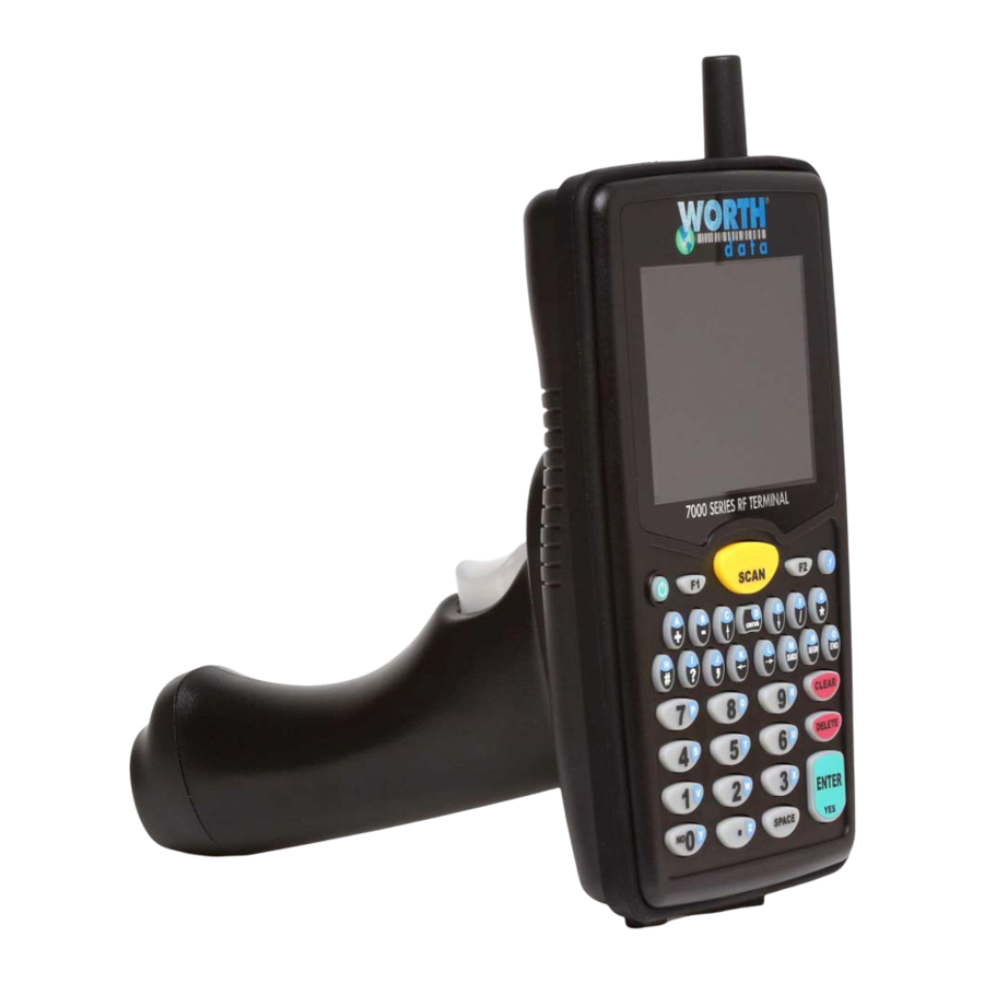 WORTH DATA RF TERMINAL 7000 OWNER'S MANUAL Pdf Download | ManualsLib