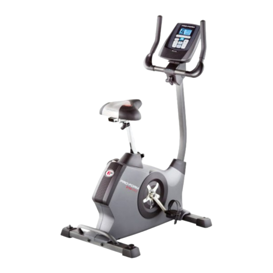 PRO-FORM 215 CSX BIKE MANUAL Pdf Download | ManualsLib