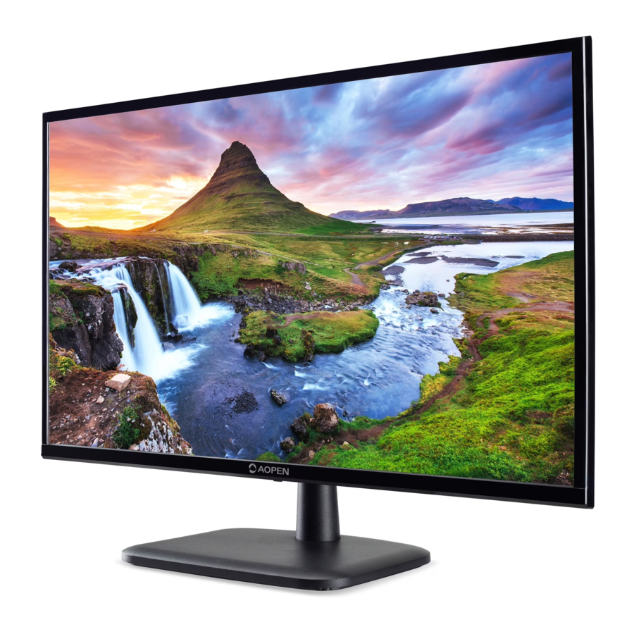 AOpen CV1 Series, 24CV1Y Manual | ManualsLib