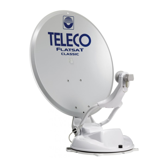TELECO FLATSAT CLASSIC EASY INSTALLATION MANUAL AND USER'S MANUAL Pdf ...