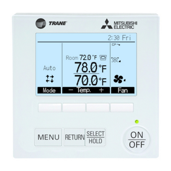 MITSUBISHI ELECTRIC TRANE TAR-42MAAUB INSTRUCTION BOOK Pdf Download ...