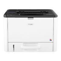 RICOH P311 OPERATING INSTRUCTIONS MANUAL Pdf Download | ManualsLib